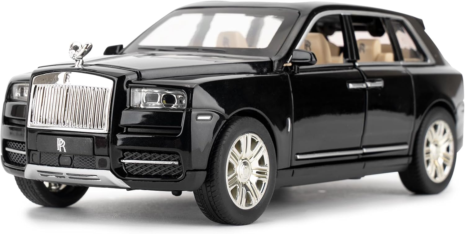 TGRCM-CZ1/24 Scale Rolls-Royce Cullinan SUV Model Car Toy, Zinc Alloy ...