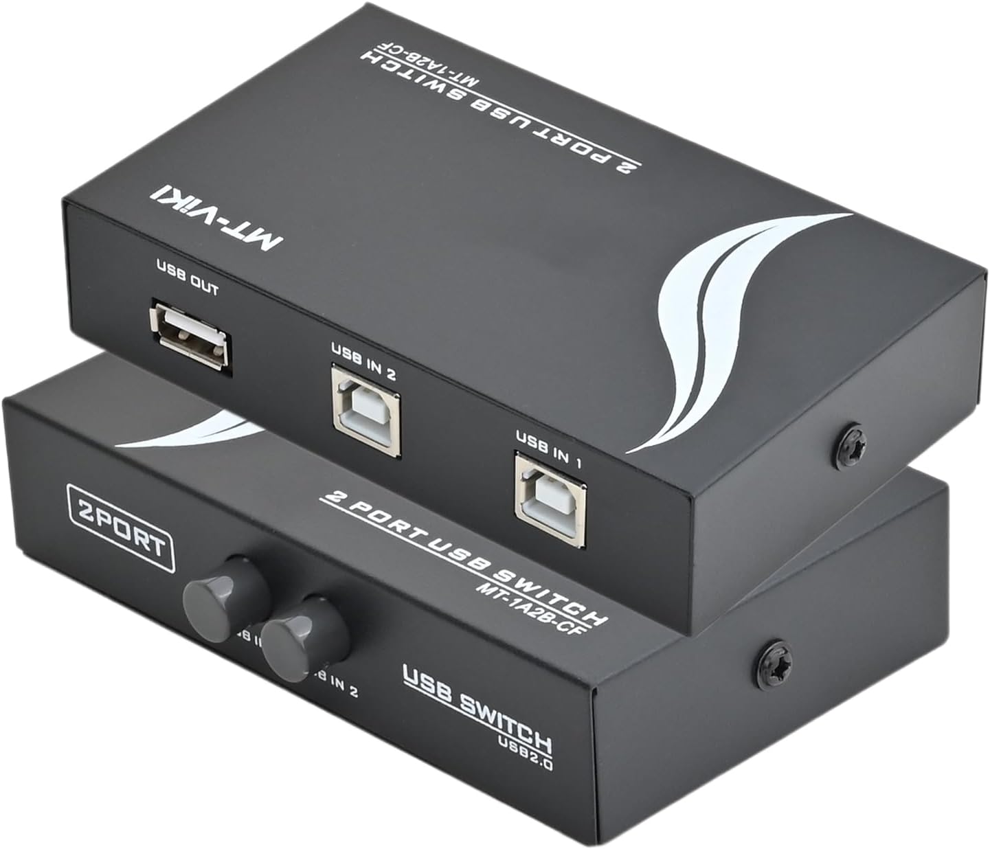 Amazon.com: OLLGEN 2 Port USB 2.0 Sharing Manual Switch Box Hub 2 PCS ...