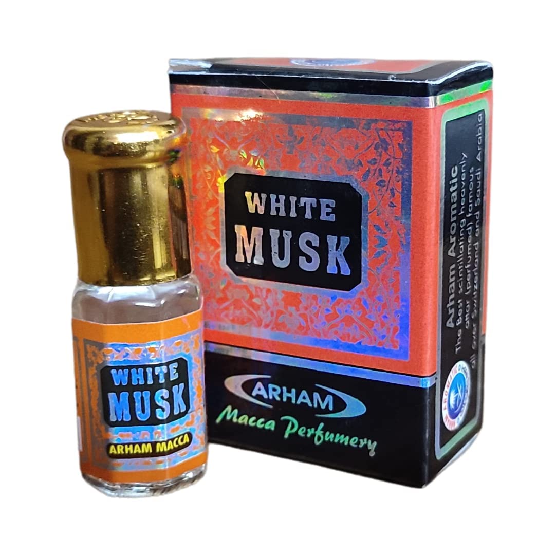 Attar WHITE MUSK by Arham Aromatic; Real, Organic & Long Lasting Unisex ...