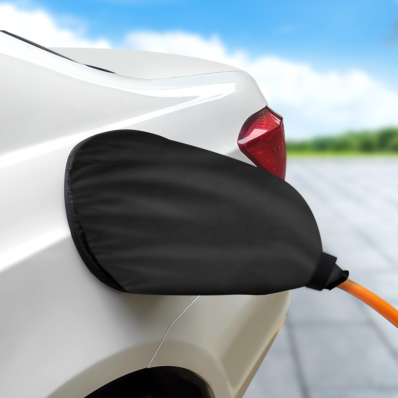 Amazon.com: EV Charger Port Cover,Magnetic Adsorption Electric Car ...