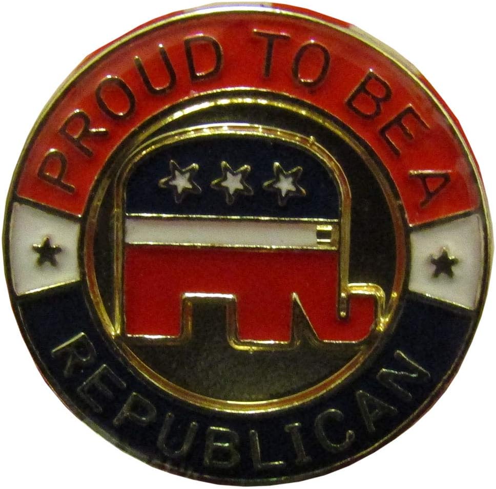 Amazon.com: US Flag Store Republican Lapel Pin : Clothing, Shoes & Jewelry