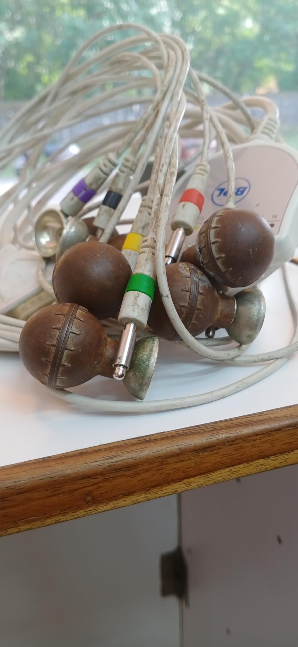 Jetflon Chest Suction ECG Bulb Blue Set of 6|Bulb Electrodes for ECG ...