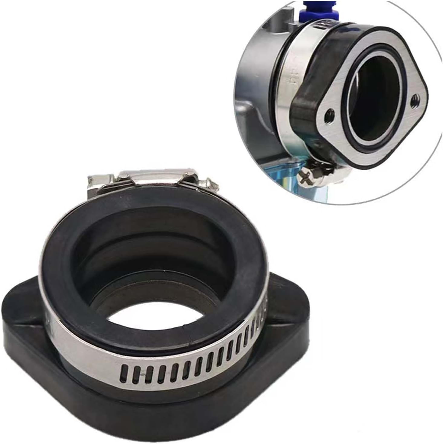 Amazon.com: 2PCS Motorcycle Air Intake Manifold Boots Carburetor ...