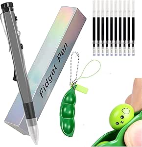 Fidget Pen for Anxiety Stress Relief Fidget Toys Pack, Anti Stress ...