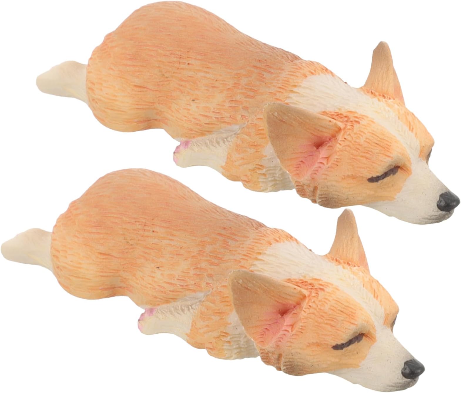 Amazon.com: ornerx Mini Resin Randomly Ornaments Corgi Dog Figurines ...