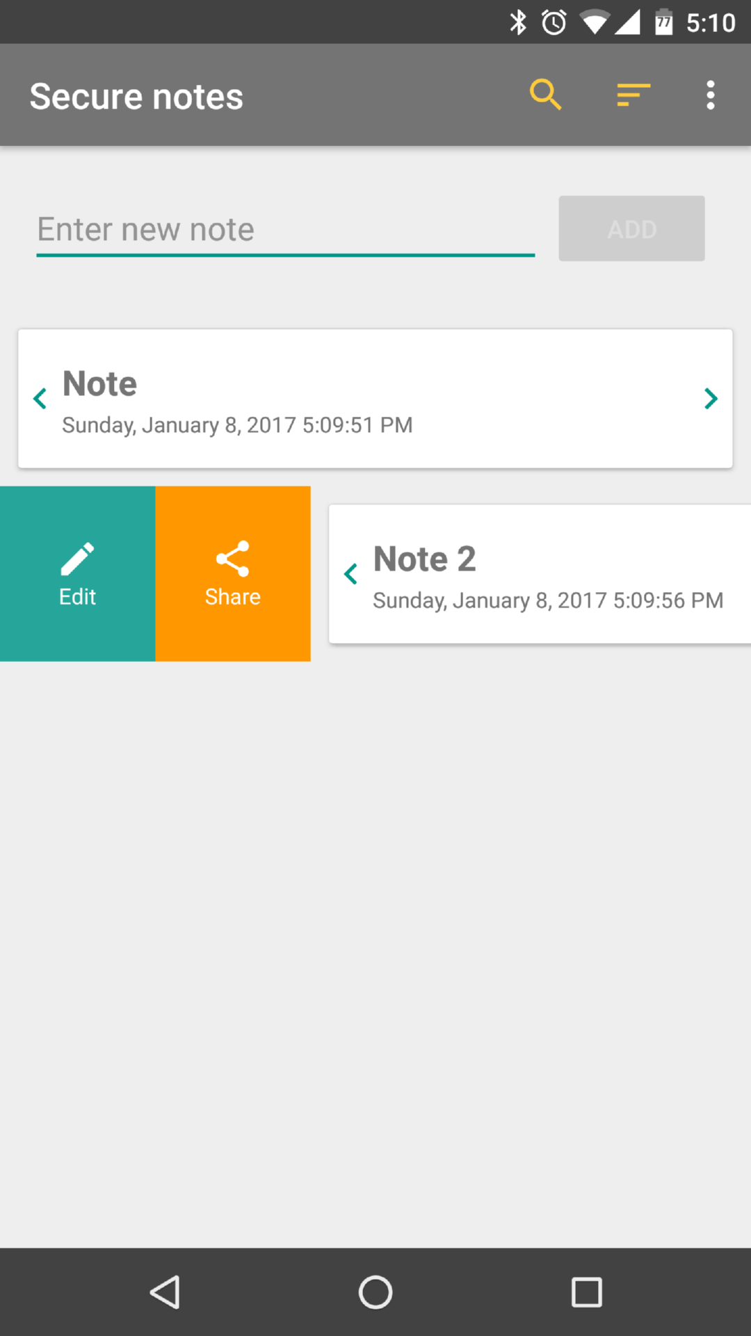 Secure notes - Notepad - App on Amazon Appstore