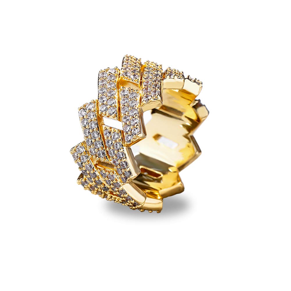 Snapklik.com : TOPGRILLZ Hip Hop 14mm Iced Out Lab Diamond Bling Miami ...