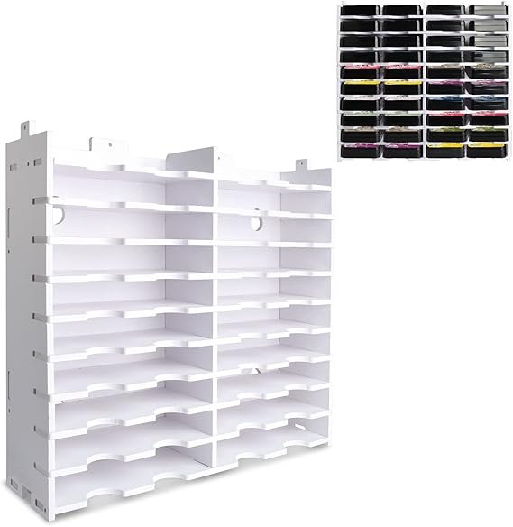 Amazon.com: YUIONNAY Ink Pad Storage - Stamping Pad Organizer Design ...
