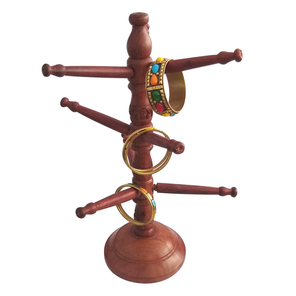 Wooden Bangles Stand, Bangle Hanger, Bracelet Holder, Tower Hanging ...
