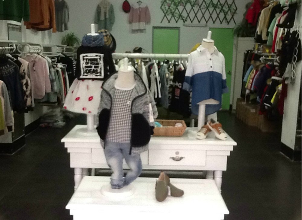 Buy BEIYANG Child Mannequin Torso Dress Form Display Stand Designer ...