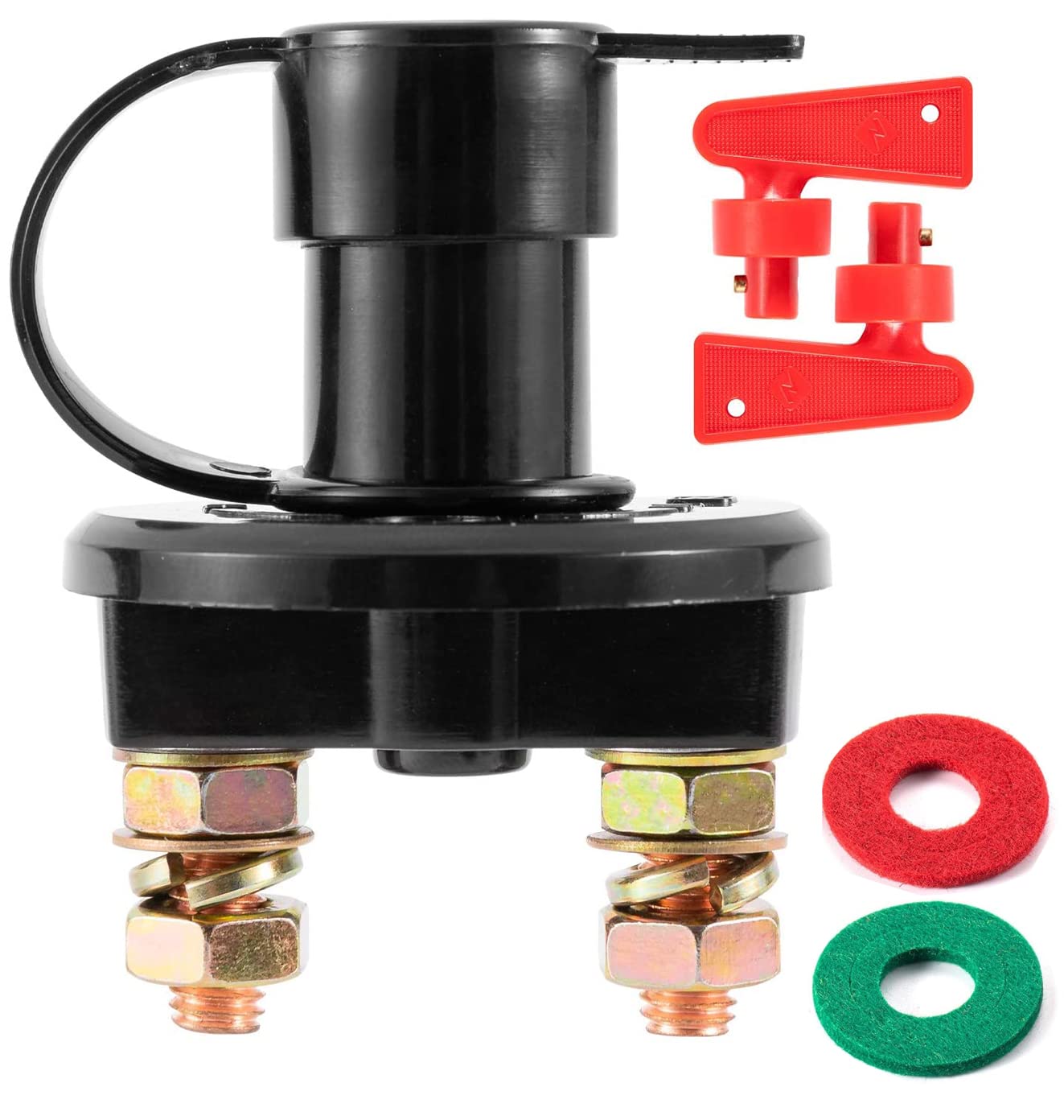 Snapklik.com : Quick Battery Disconnect Switch Rotary Brass