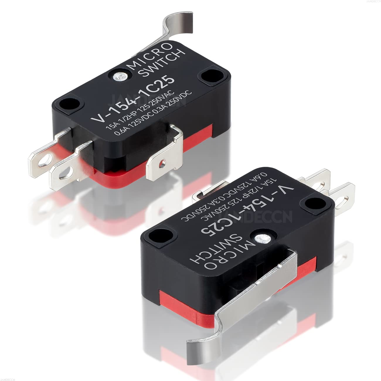Snapklik.com : JANDECCN 10Pcs Lead Limit Switch Hinge Lever Bend Arm