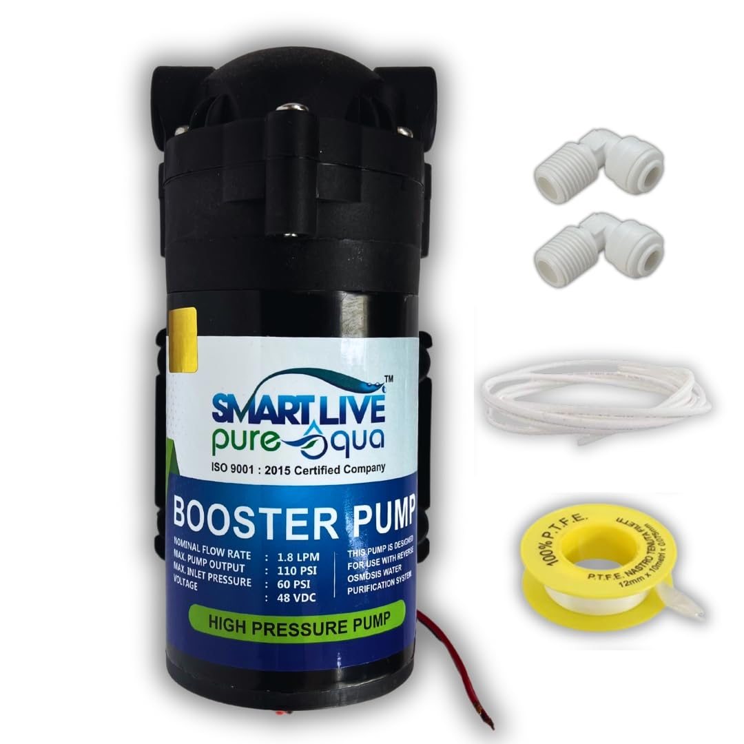 Smart Live RO Booster Pump Motor 100 GPD Heavy Duty Diaphragm Motor ...