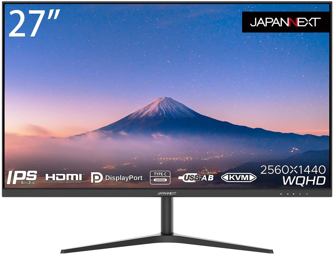 Amazon.co.jp: JAPANNEXT 27インチ モニター WQHD 2560x1440解像度 IPS ディスプレイ (KVM ...