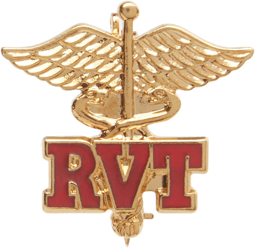 Amazon.com: Prestige Medical Registered Veterinary Technician Pin, 0.2 ...