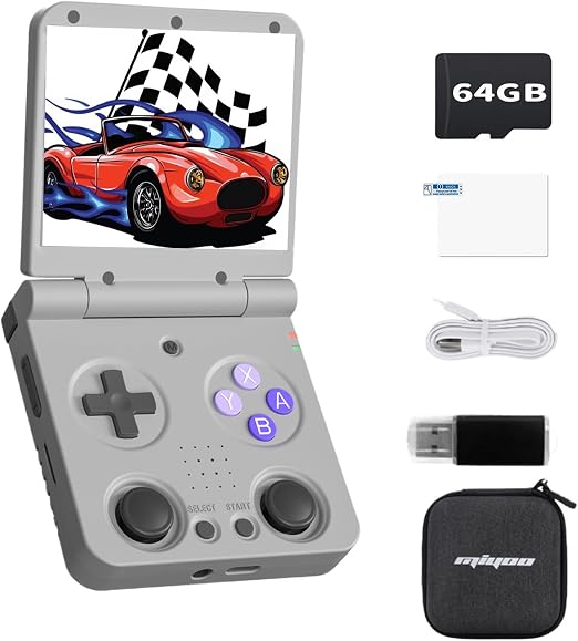 Amazon.com: 2025 New Miyoo Flip V2 Handheld Game Console 64GB,3.5-inch ...