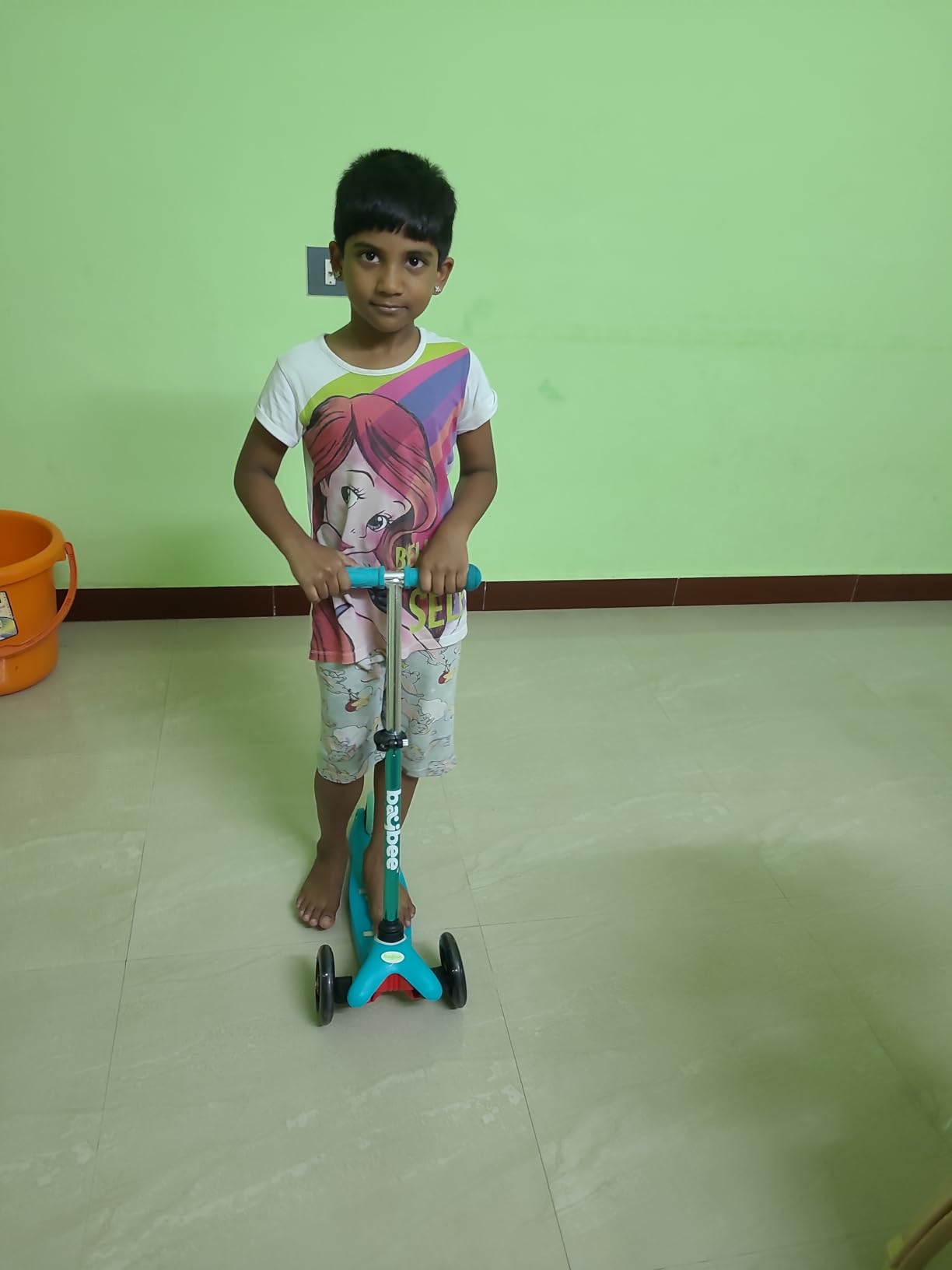 Baybee Mini Zapper Kick Scooter for Kids, 3 Wheel Kids Scooter with 3 ...