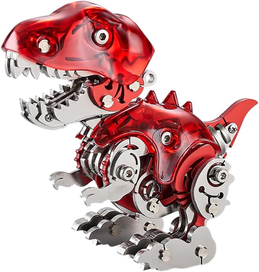 Amazon.com: MechPuConToy 3D Metal Puzzle Model, Movable Metal Dinosaurs ...