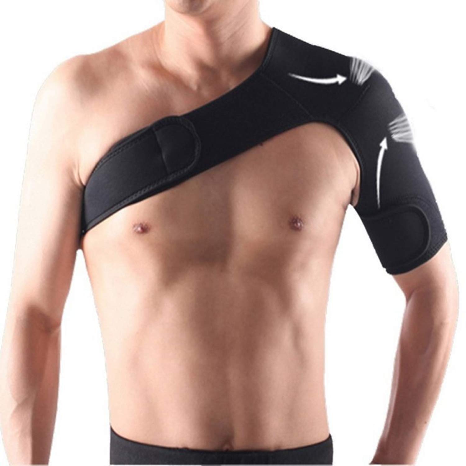 Chenpan Shoulder Support Brace Rotator Cuff Compression Support Men ...