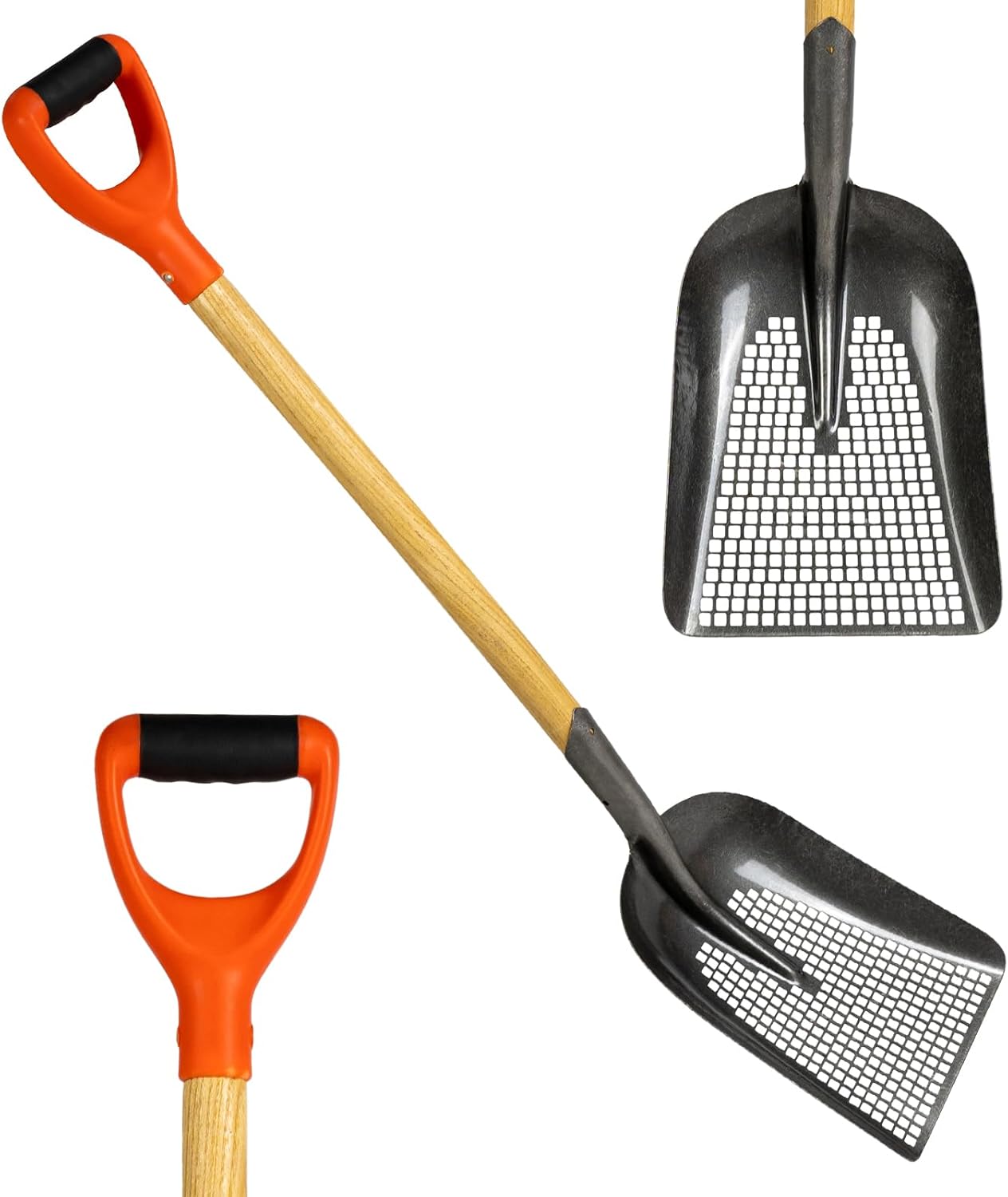 Amazon.com : Jenified Sand Sifting Shovel with Ergonomic D-Grip Handle ...