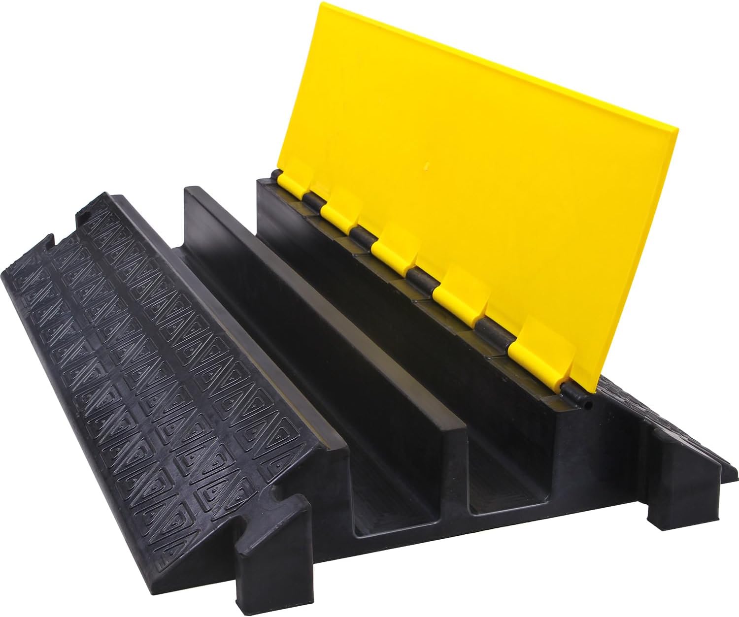 Amazon.com: OranLite 2 Large Channels Rubber Floor Cable Protector Ramp ...