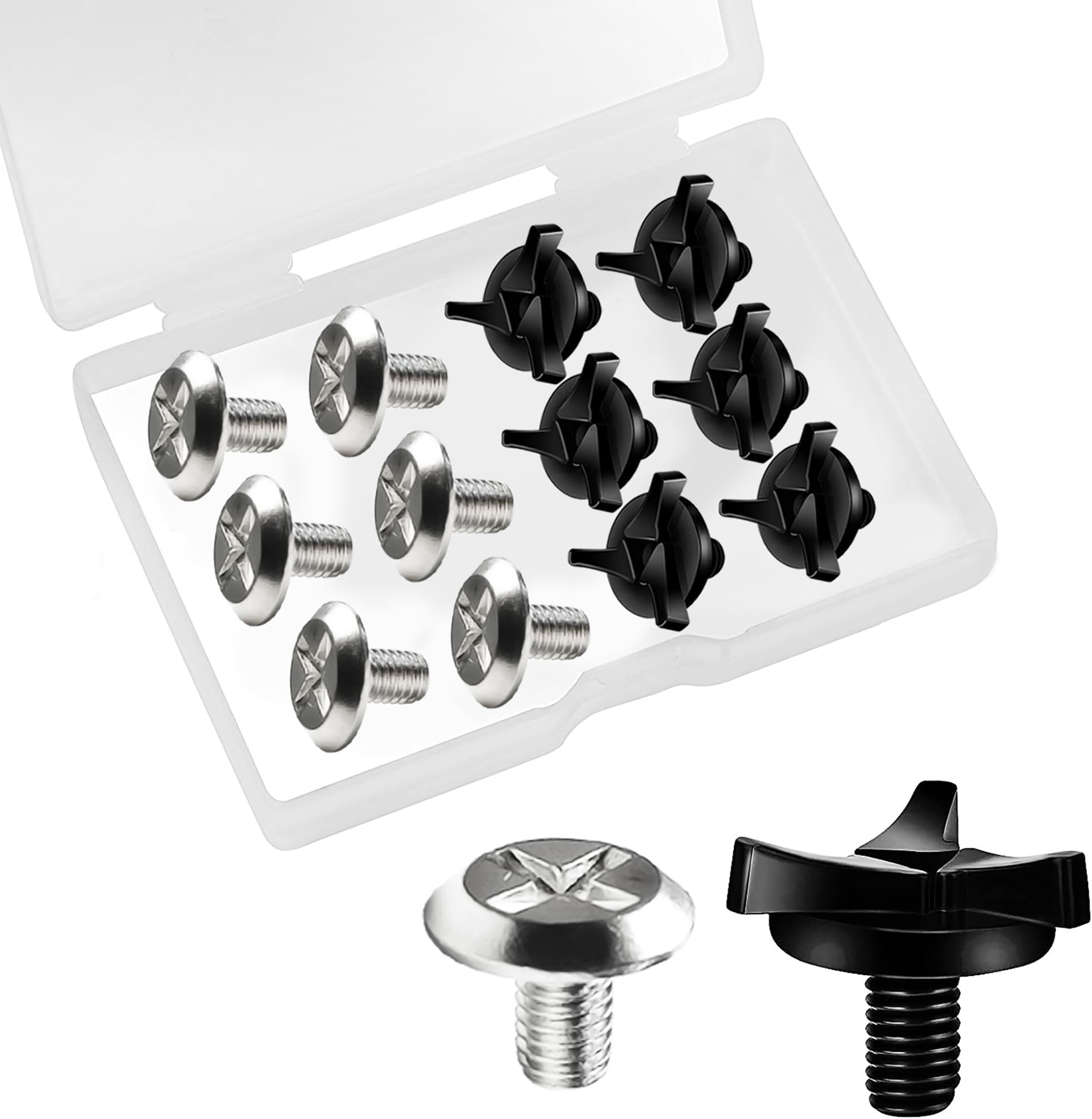 Amazon.com: XIHIRCD 8pcs Motorcycle Helmet Screws with 8pcs Silicone ...