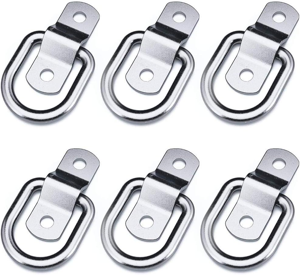 BESTZY Lashing Rings, Stainless D Ring Tie Downs Ring Load Cargo ...