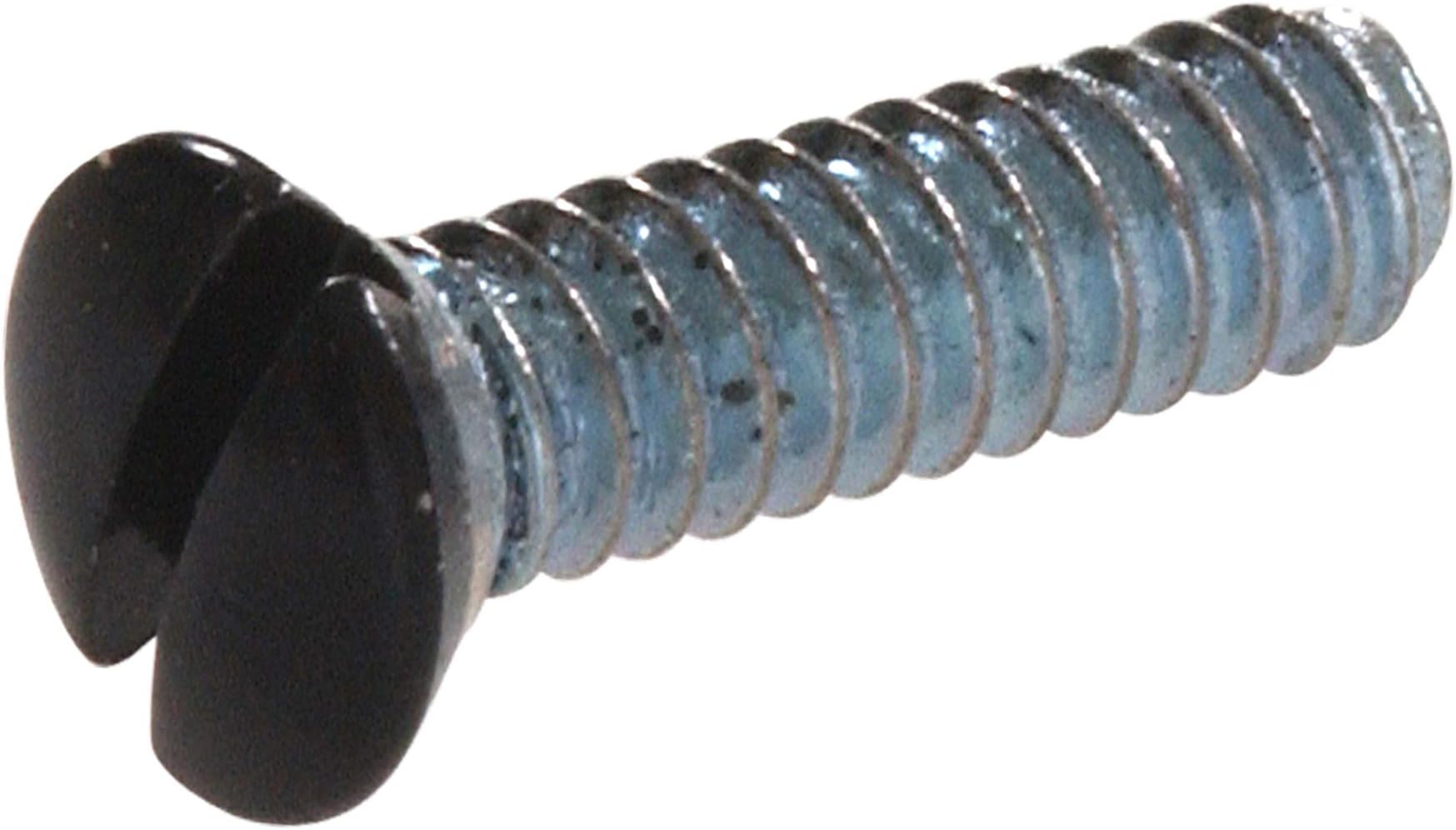 Amazon.com: Hillman 4190 Black Electrical Switch Plate Screw 6-32 x 1 ...