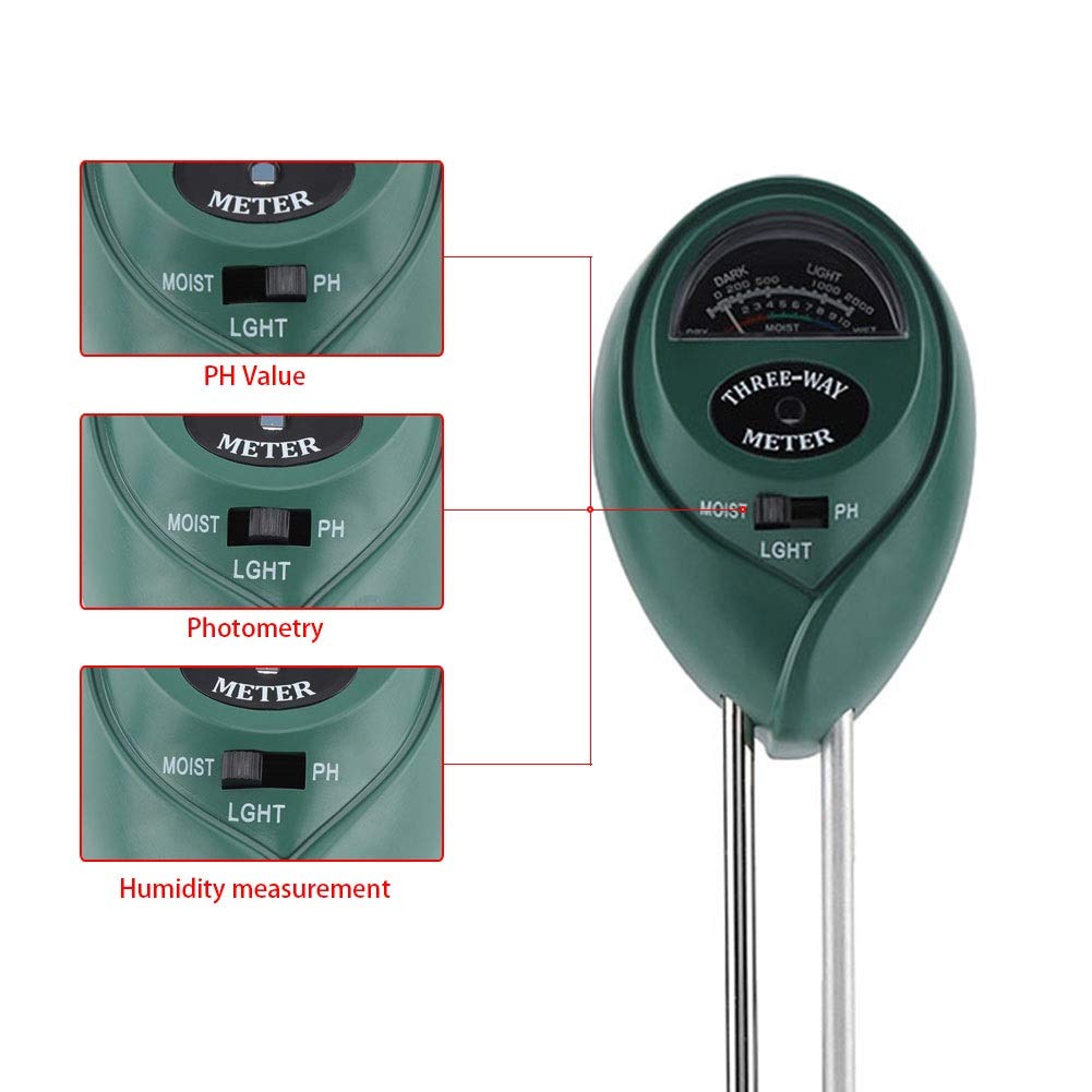 Moisture Sensor – 3 in 1 Soil Water Monitor Moisture Sensor Meter for ...