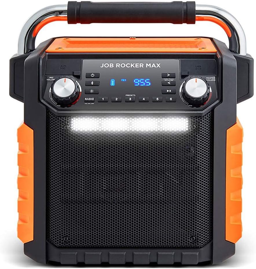 Amazon.com: ION Job Rocker Max Wireless All-Weather Rugged 50 Watt ...