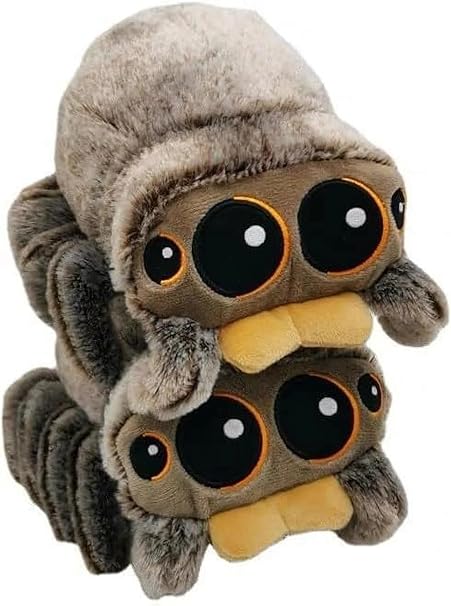 Amazon.com: Spider Plush 6.9 inch Jumping Spider Stuffed Animal Plush ...