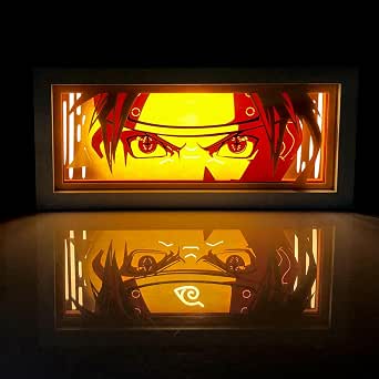 Anime Led Light Box Anime Paper Cut Light Box Handmade Manga Shadow ...
