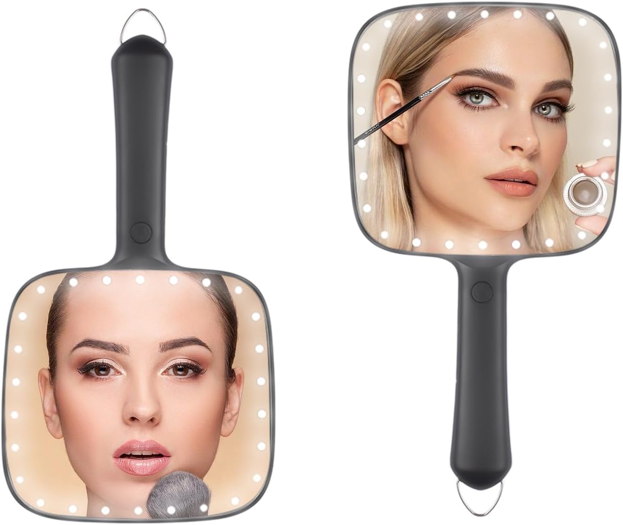 Amazon.com: CORROY Travel Hand Held Mirror- Handheld Mirror with Handle ...