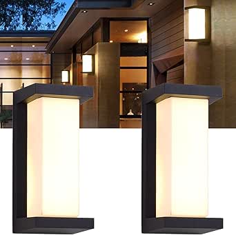 TUORD 2Pack 20W Outdoor LED Wall Lights,4000K Day White 120V Outdoor ...