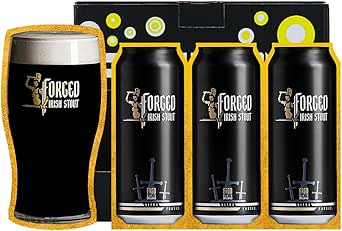 Forged Irish Stout by Conor McGregor 440ml Cans 3 Pack Gift Set (4.2% ...