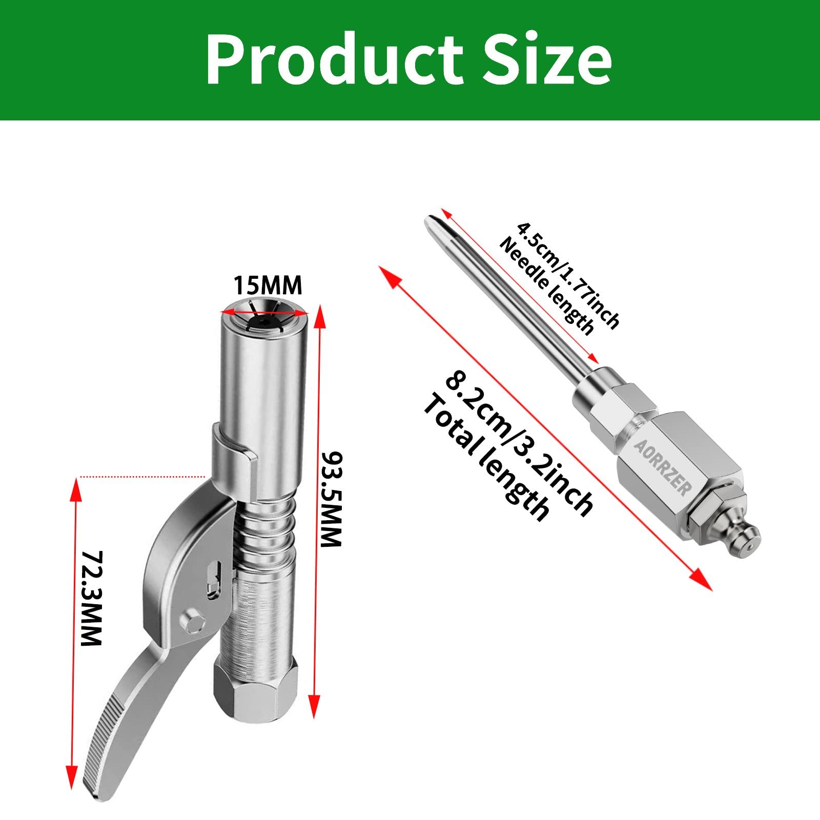 Mini Grease Gun Needle Grease Gun Tip Grease Gun Needle Tip Nozzle ...