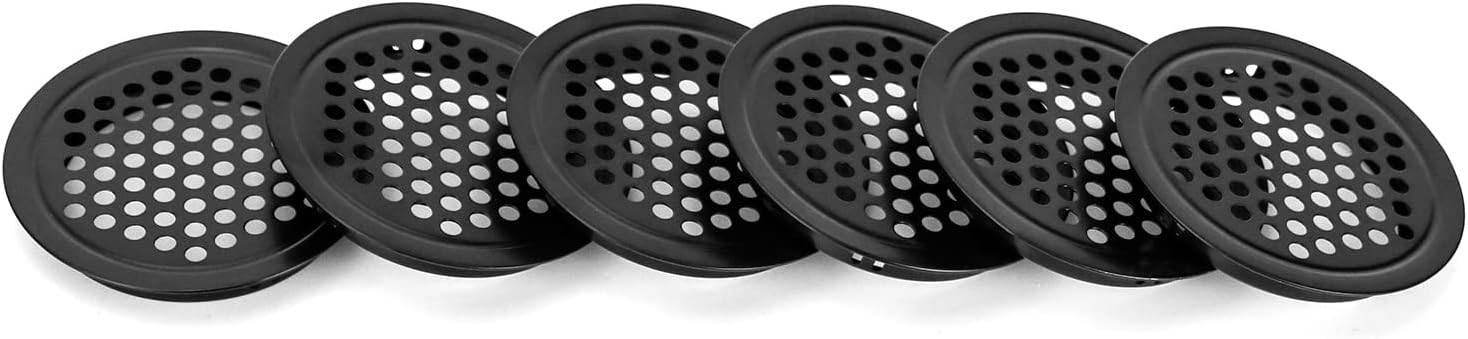 QWORK® 6 Pcs Small Air Vent 53mm Round Shape Vent Cover for Kitchen ...