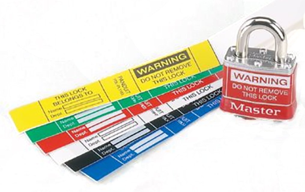 Amazon.com: Panduit PSL-PL1REDY Self-Laminating Padlock Label, Red (25 ...