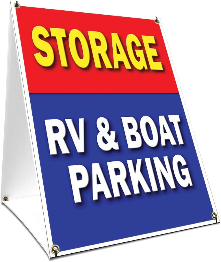 Amazon.com : A-Frame Sidewalk Storage Rv & Boat Parking Sign with ...