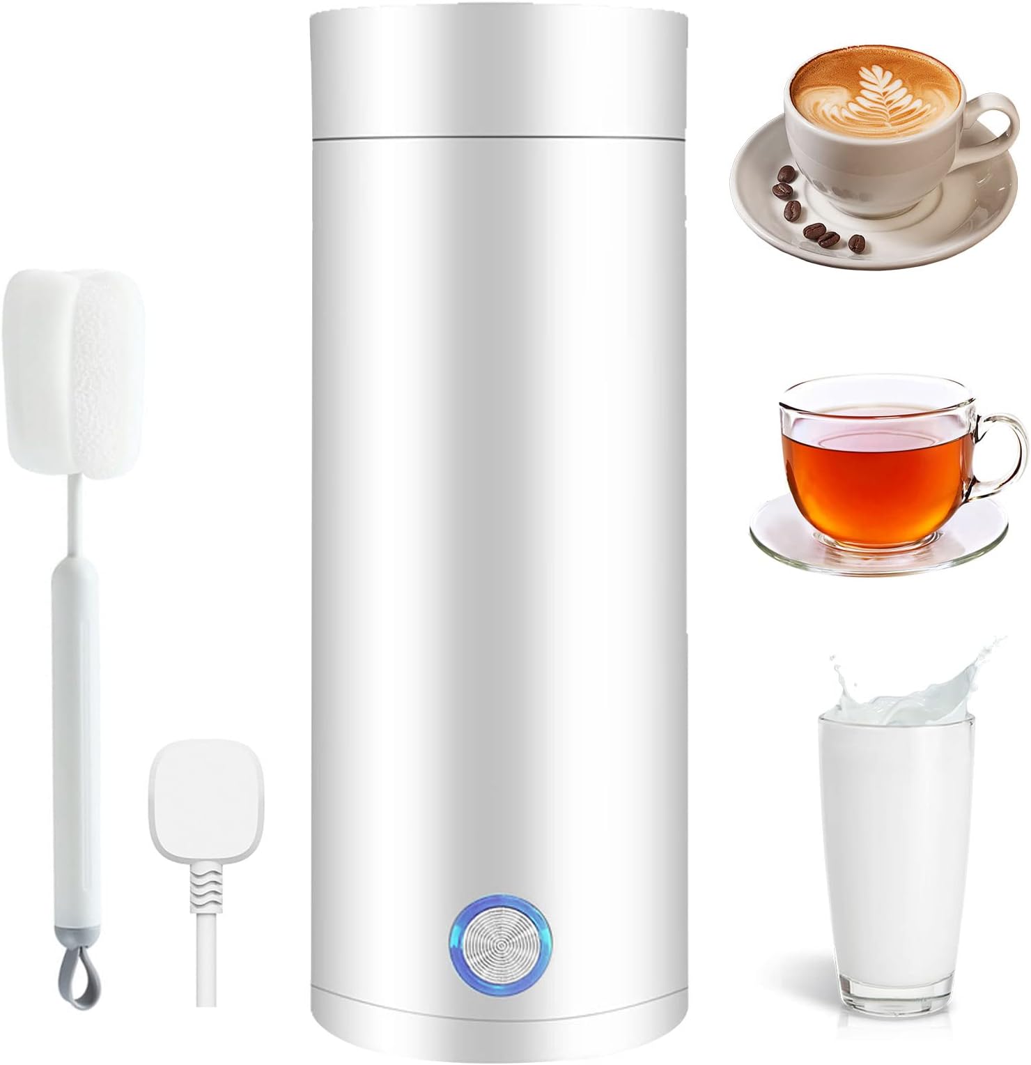 Amazon.com: Portable Electric Kettle,Travel kettle Heating Water Bottle ...