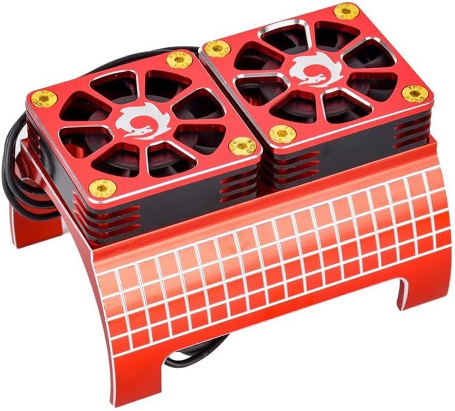 Amazon.com: Lifehead Aluminum Motor Radiator Double RC Motor Cooling ...
