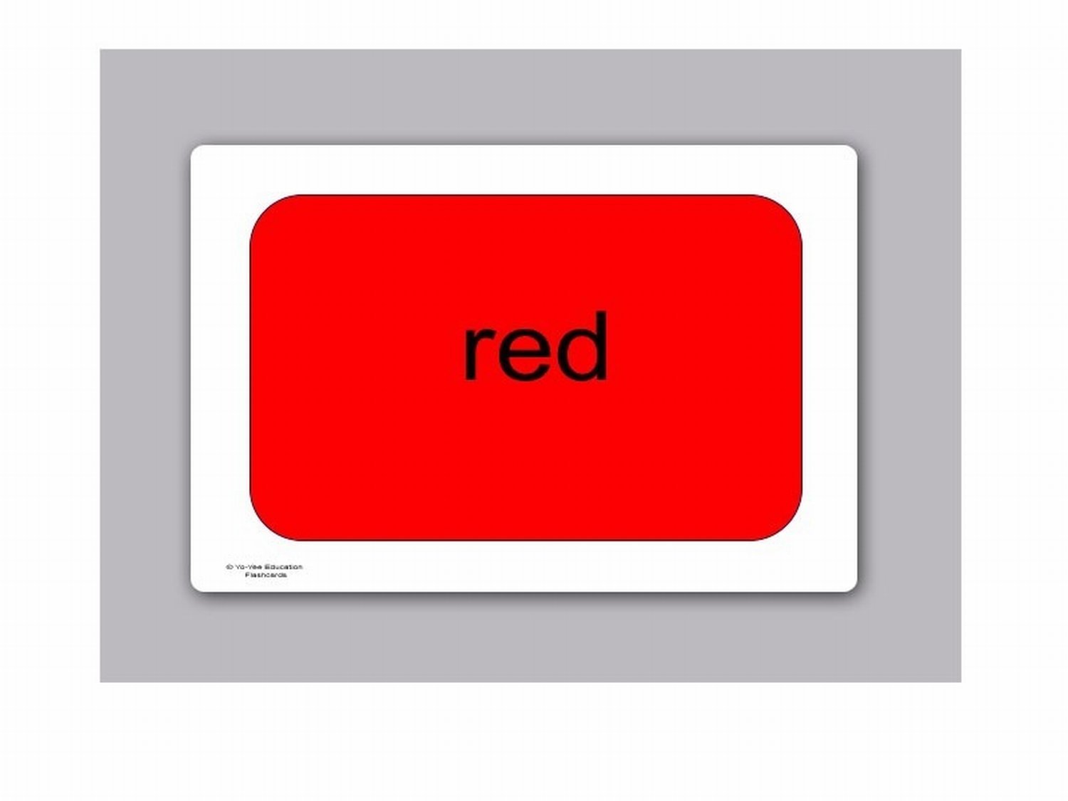 Yo-Yee Flashcards - Color Flash Cards for Babies, Preschoolers ...