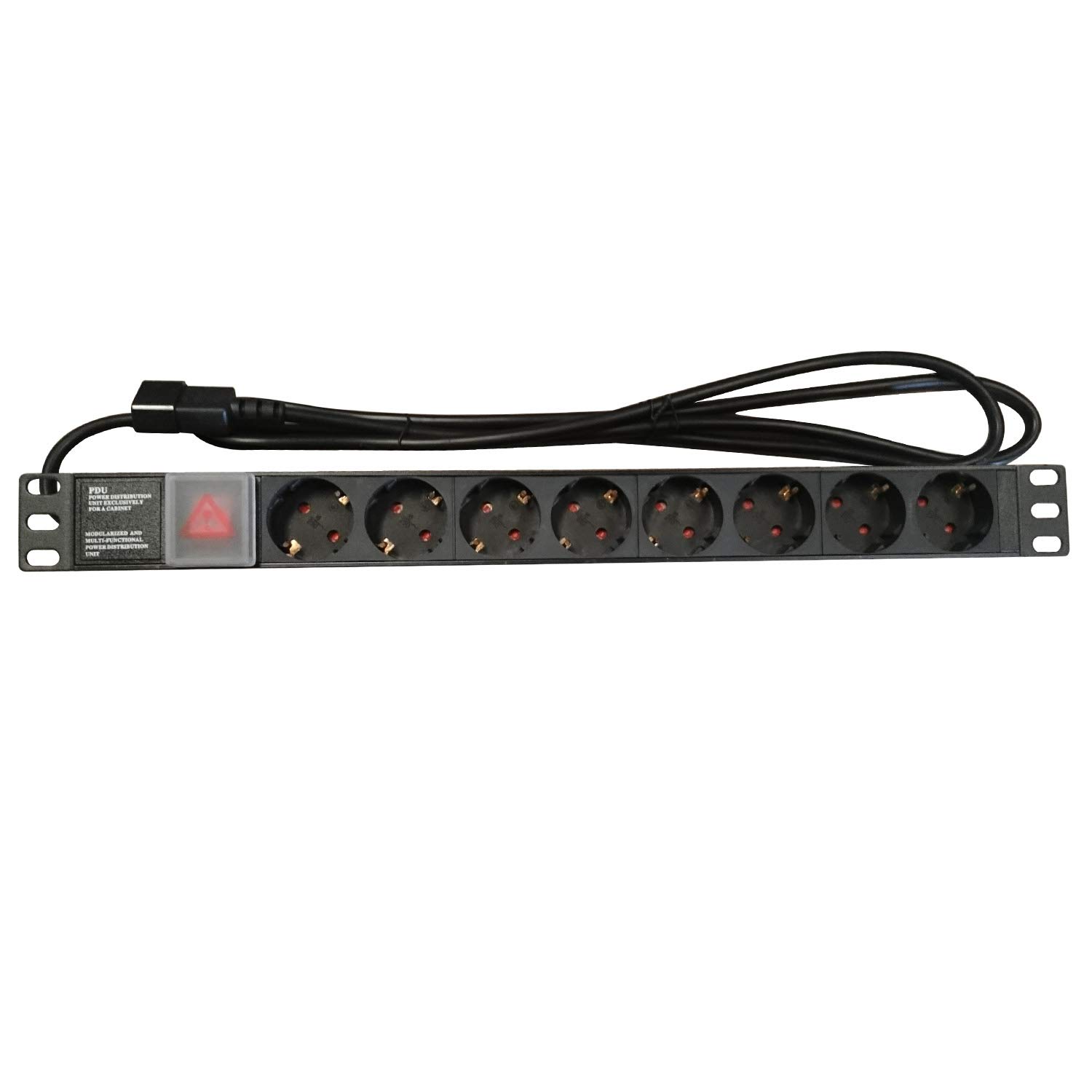8 Way Horizontal 16a Schuko Switched Pdu Iec 14 | Desertcart EGYPT