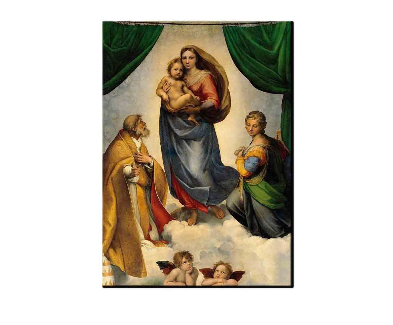 Sistine Madonna Raphael Angels Cherubs Raphael Santi Sistine Madonna