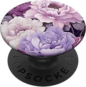 Amazon.com: Elegant Blush Pink And Purple Vintage Floral Rose And Peony ...
