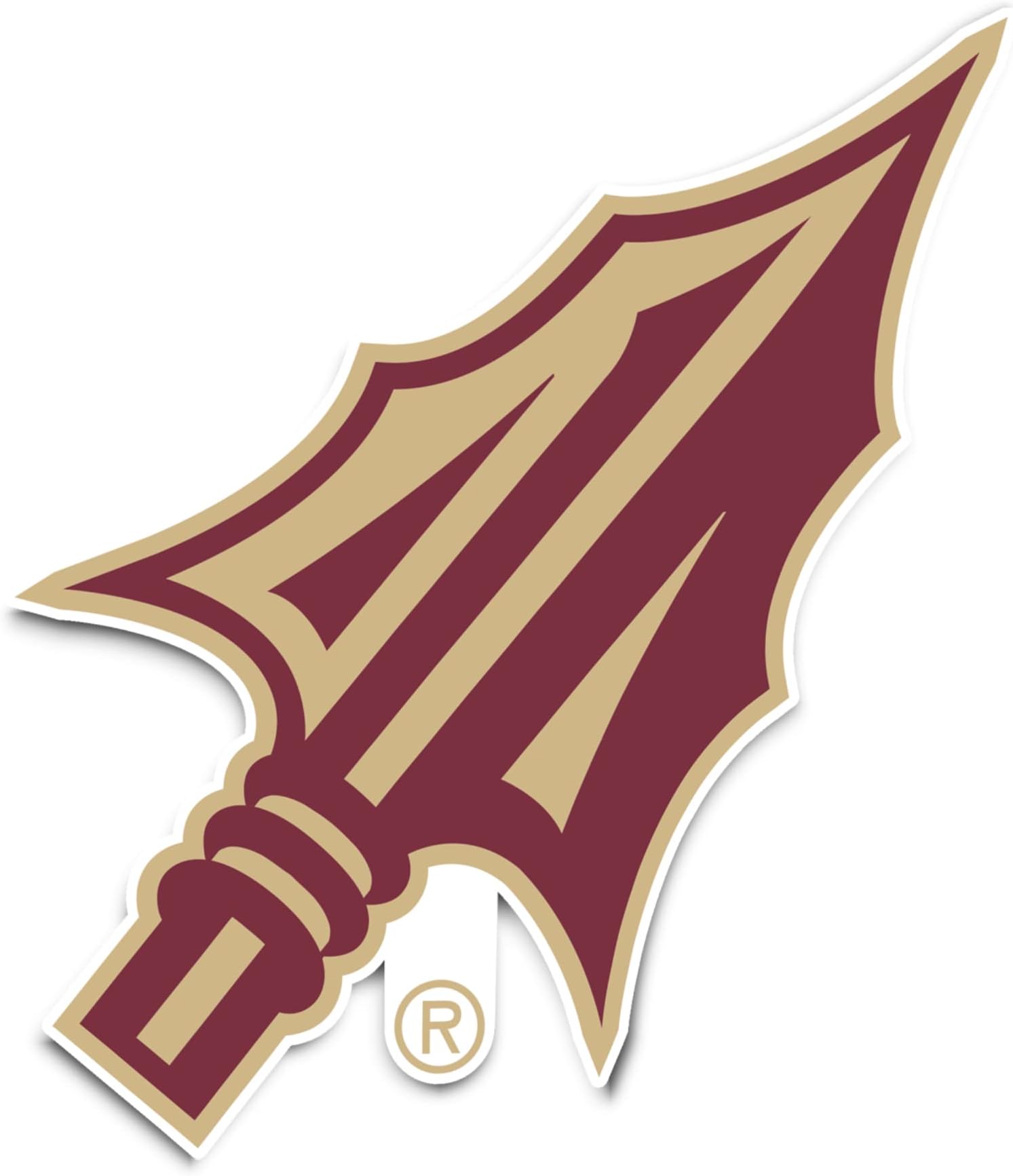 Amazon.com: Craftique Florida State Seminoles Decal (Spear DE (4"), 4 ...