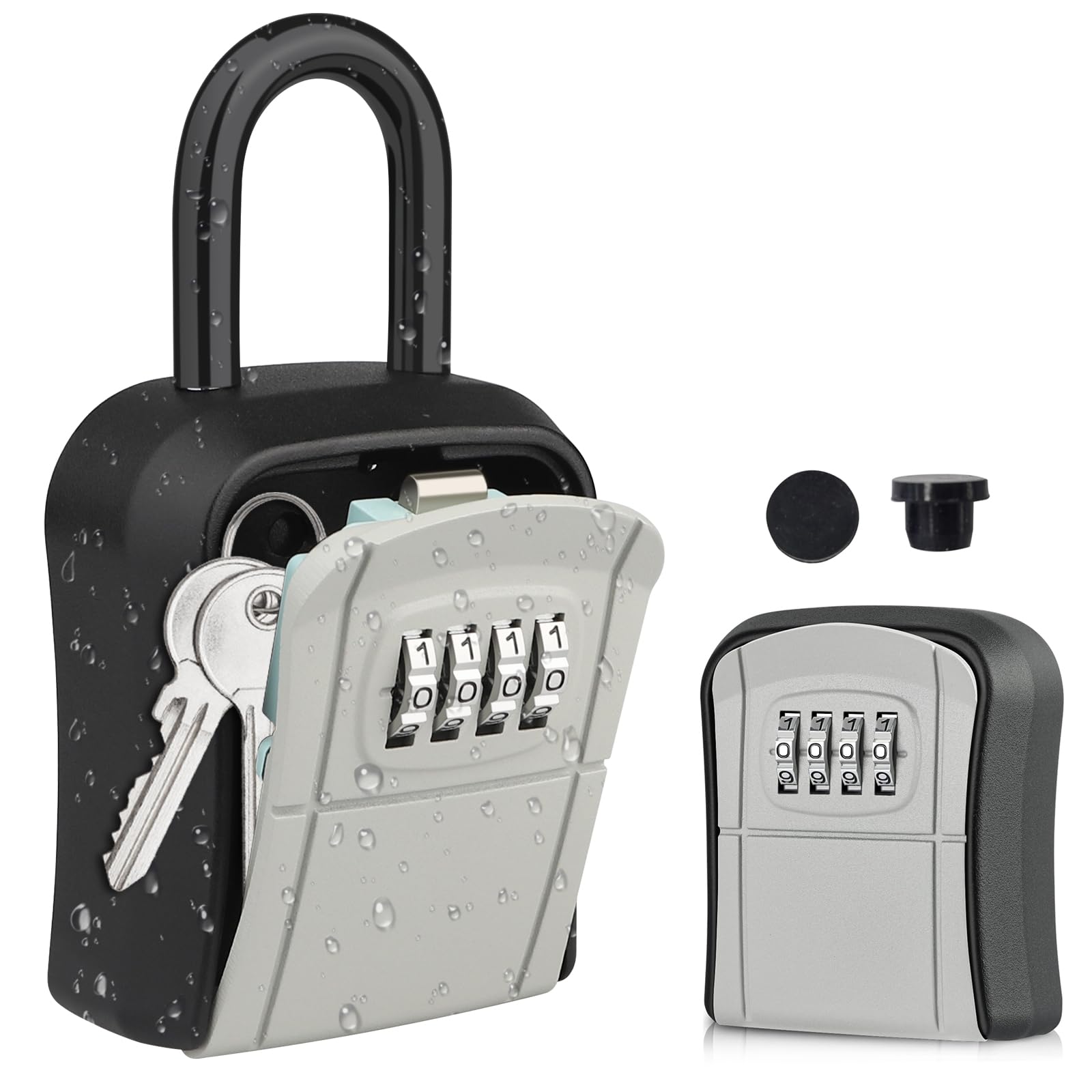 Diyife Key Safe, [Hanging & Wall Mounted] Key Lock Box Outdoor with ...