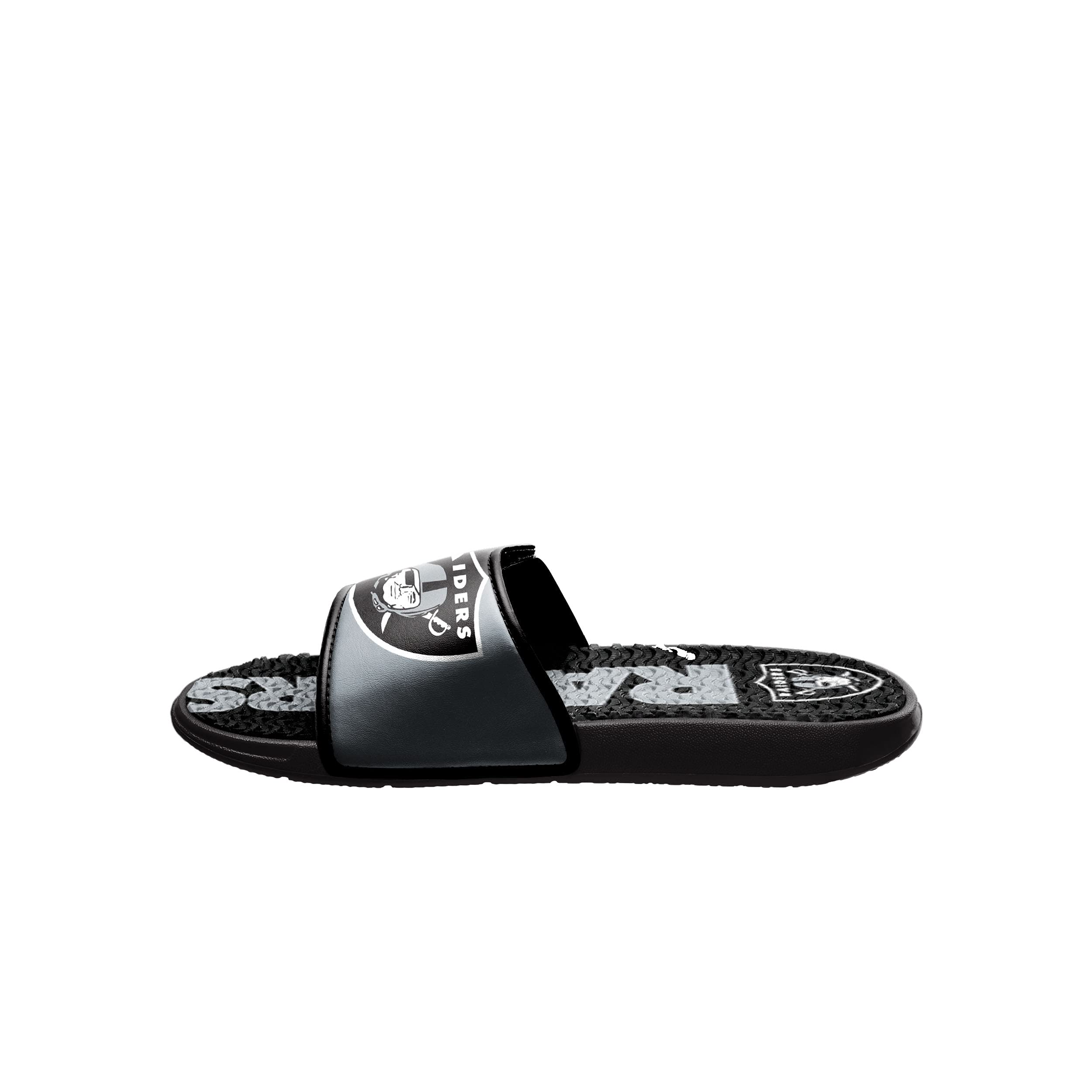 FOCO Men's NFL Team Logo Sport Shower Foam Slide Flip Flop Sandals