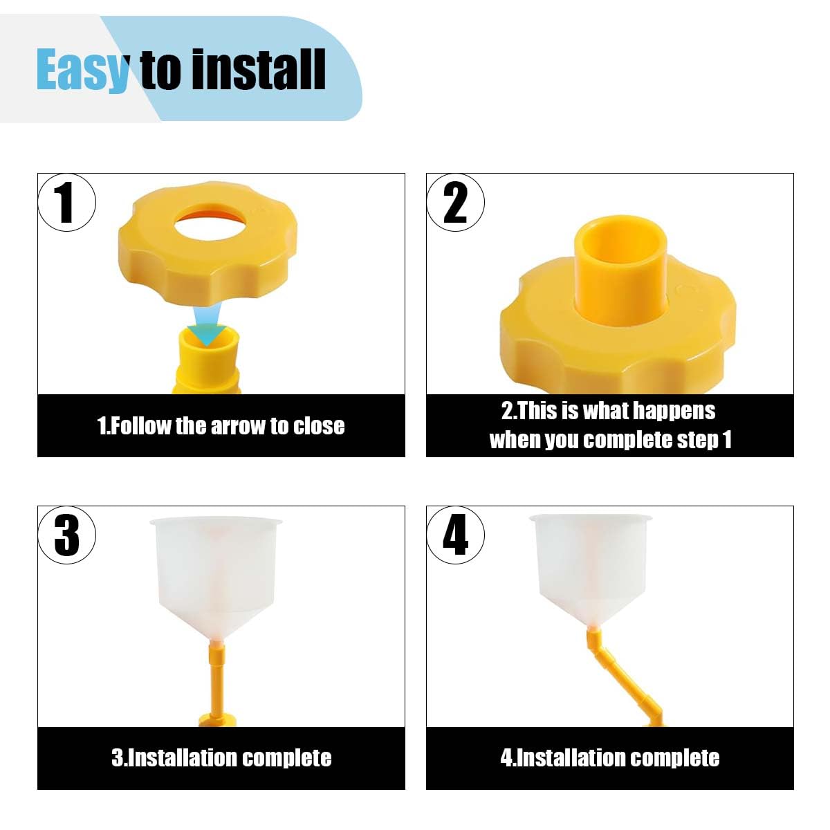 Snapklik.com : Spill Proof Coolant Funnel Kit, No Spill Radiator ...