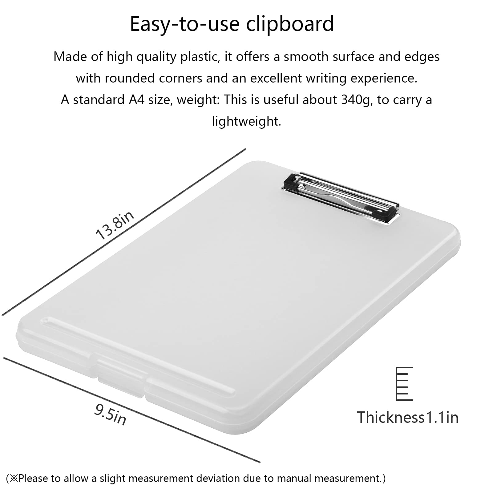 A4 Clipboards File Cover Fold...B096M7W5FS | Encarguelo.com